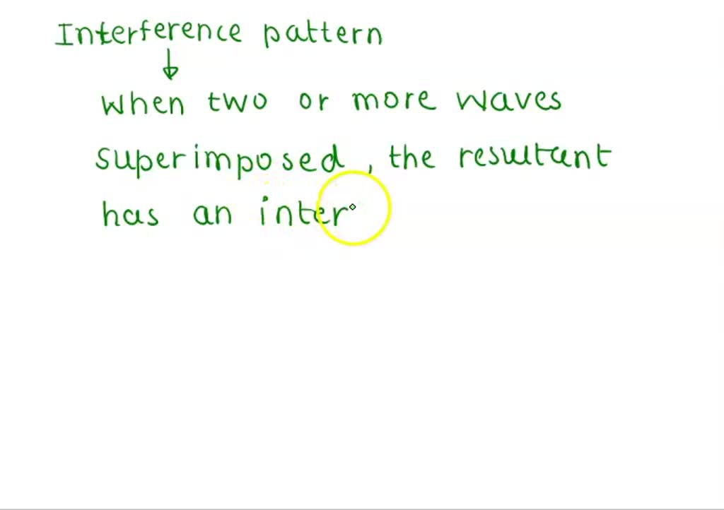 SOLVED: 'How can Ali distinguish the interference patterns produced by ...