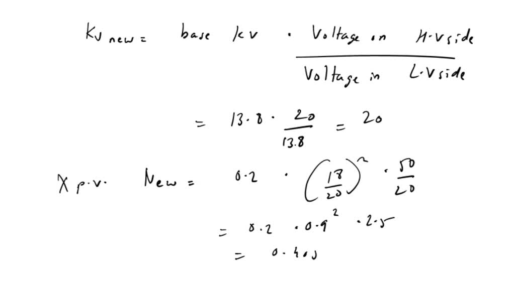 SOLVED: Subject: Power System Analysis Q1: Draw the impedance diagram ...