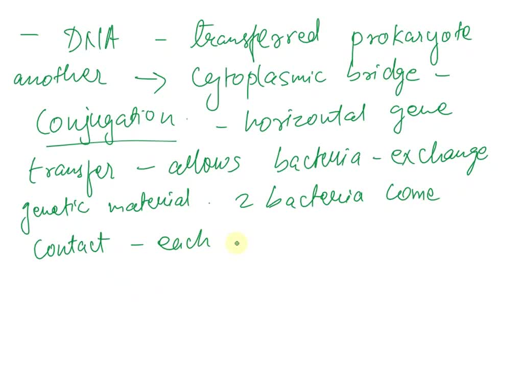 SOLVED: The name of the process by which DNA is transferred from one ...