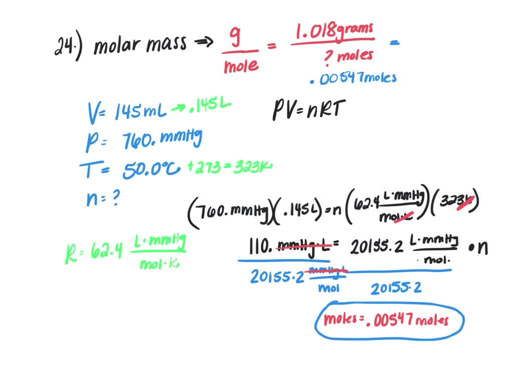 SOLVED: 24) 1.018 g of Freon-113 gas is trapped in a 45 mL container at ...