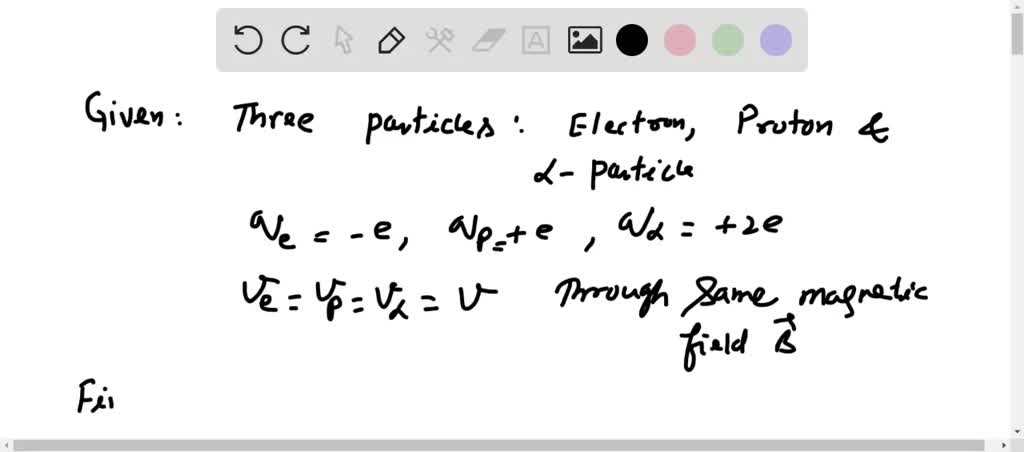 SOLVED: An electron, a proton, and an alpha particle (an alpha particle made up of 2 neutrons ...