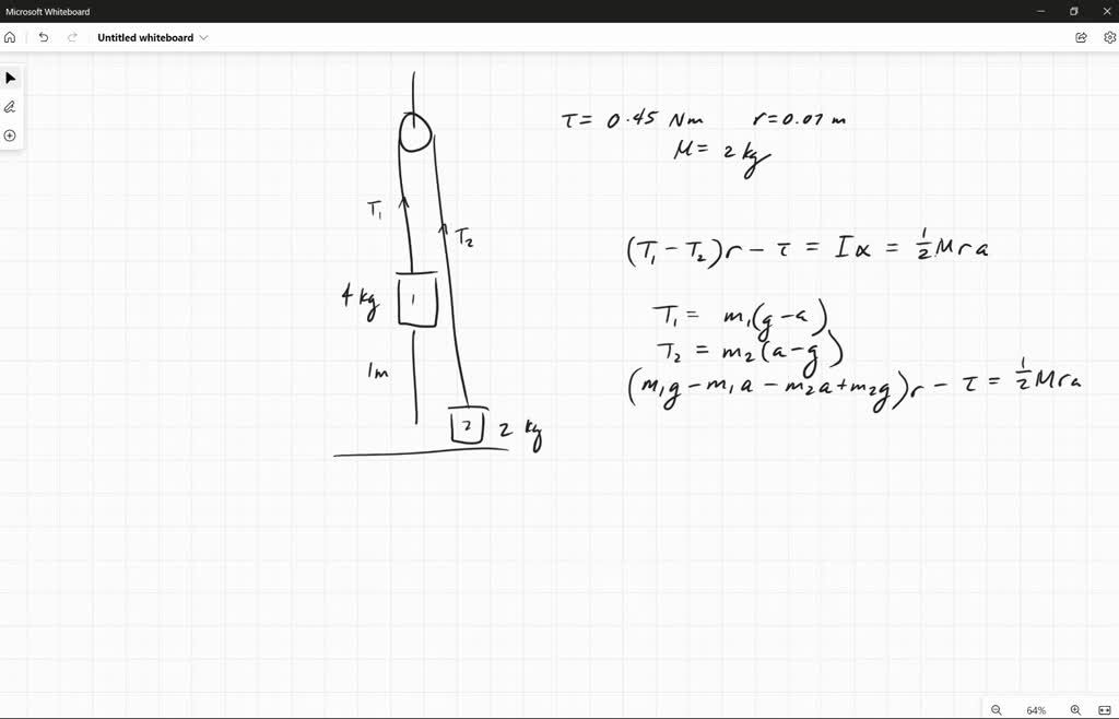 SOLVED: The two blocks in the figure (Figure 1) are connected by a massless rope that passes ...