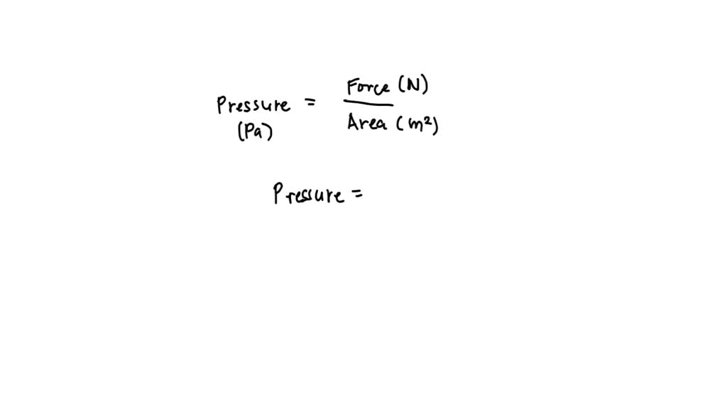 SOLVED: Calculate the pressure exerted on a box that weighs 25 N and ...