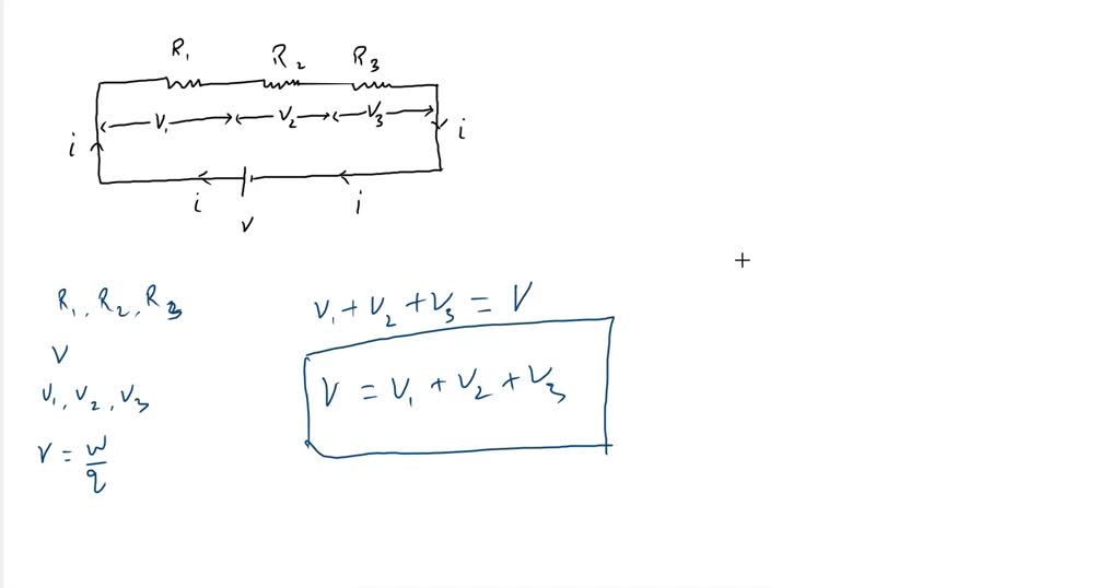 SOLVED: What is the relationship between the voltage across each ...