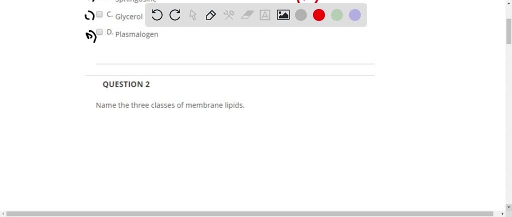 SOLVED: Question 3 (1 point) Saved Write the name of the type of lipid ... SOLVED: Question 3 (1 point) Saved Write the name of the type of lipid ...