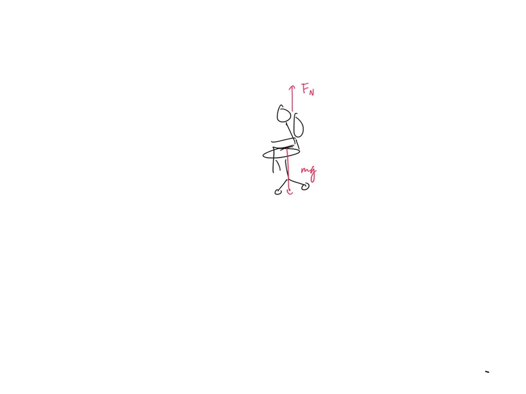 SOLVED: Sarah is sitting on a chair. What two vertical forces are ...