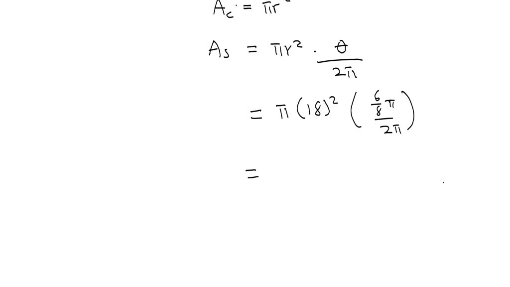 SOLVED: This exercise involves the formula for the area of a circular ... SOLVED: This exercise involves the formula for the area of a circular ...
