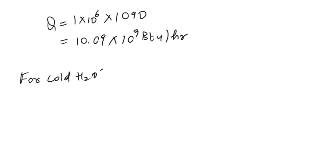 SOLVED: A two-pass surface condenser is to be designed using an overall ...