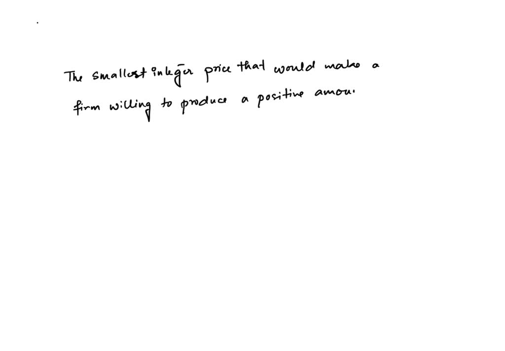 VIDEO solution: A competitive firm produces output using three fixed ... VIDEO solution: A competitive firm produces output using three fixed ...