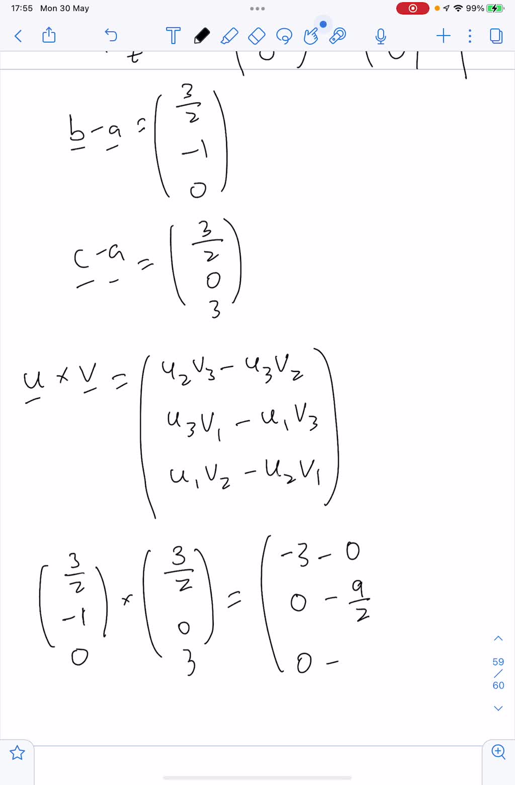 Solved Determine Vector Parametric And Cartesian Equations Of A Plane Passing Through The