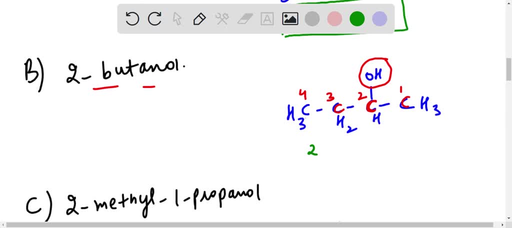 SOLVED: Identify each alcohol as either primary, secondary, or tertiary ...