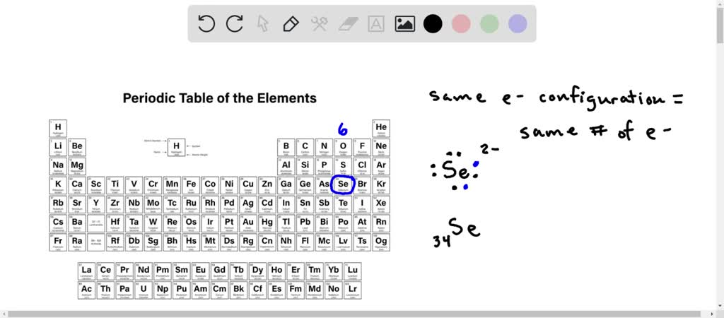 SOLVED: Which element has the same electronic configuration as the ...