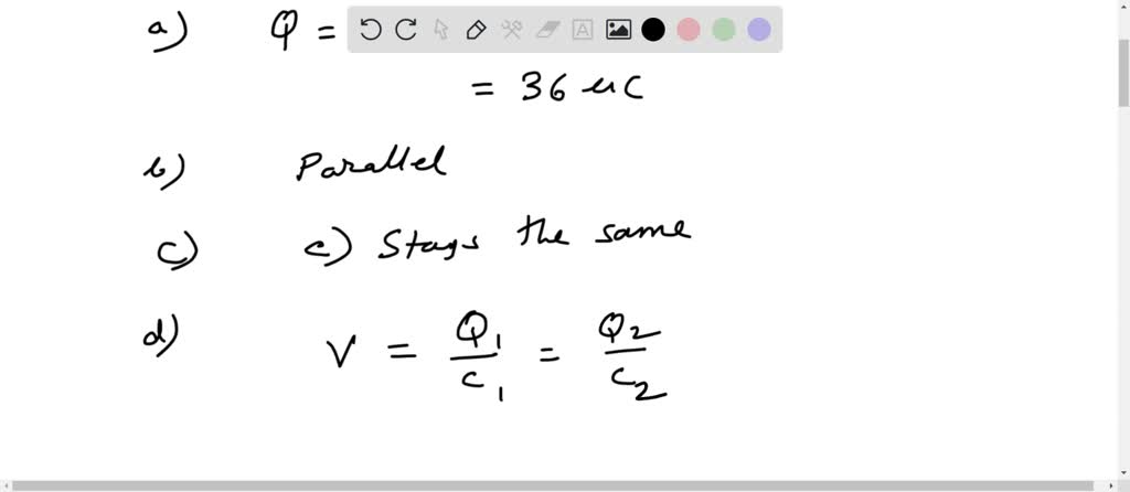 SOLVED: 13. The following graph shows the current used to charge a ...