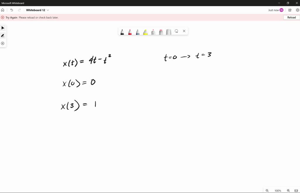 Solved An Object Moves Along The X Axis Such That Its Position