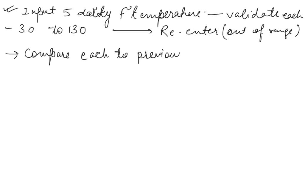 Solved Write A C Program That Uses A Two Dimensional Array To Store The Highest And Lowest