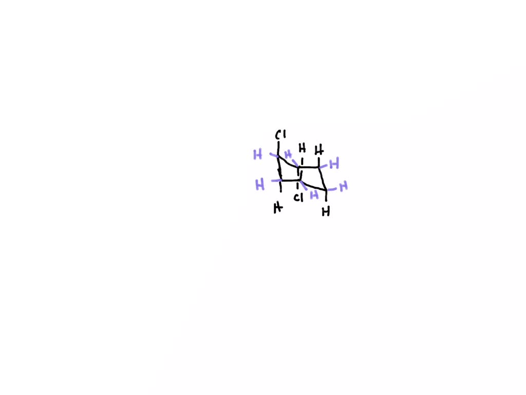 SOLVED: Question: Draw the chair conformation of trans-1,2 ...