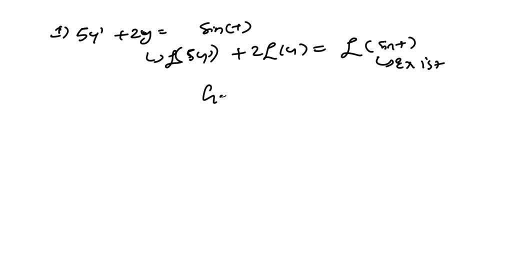 SOLVED: Texts: The Laplace transform method is useful to find solutions of linear differential ...
