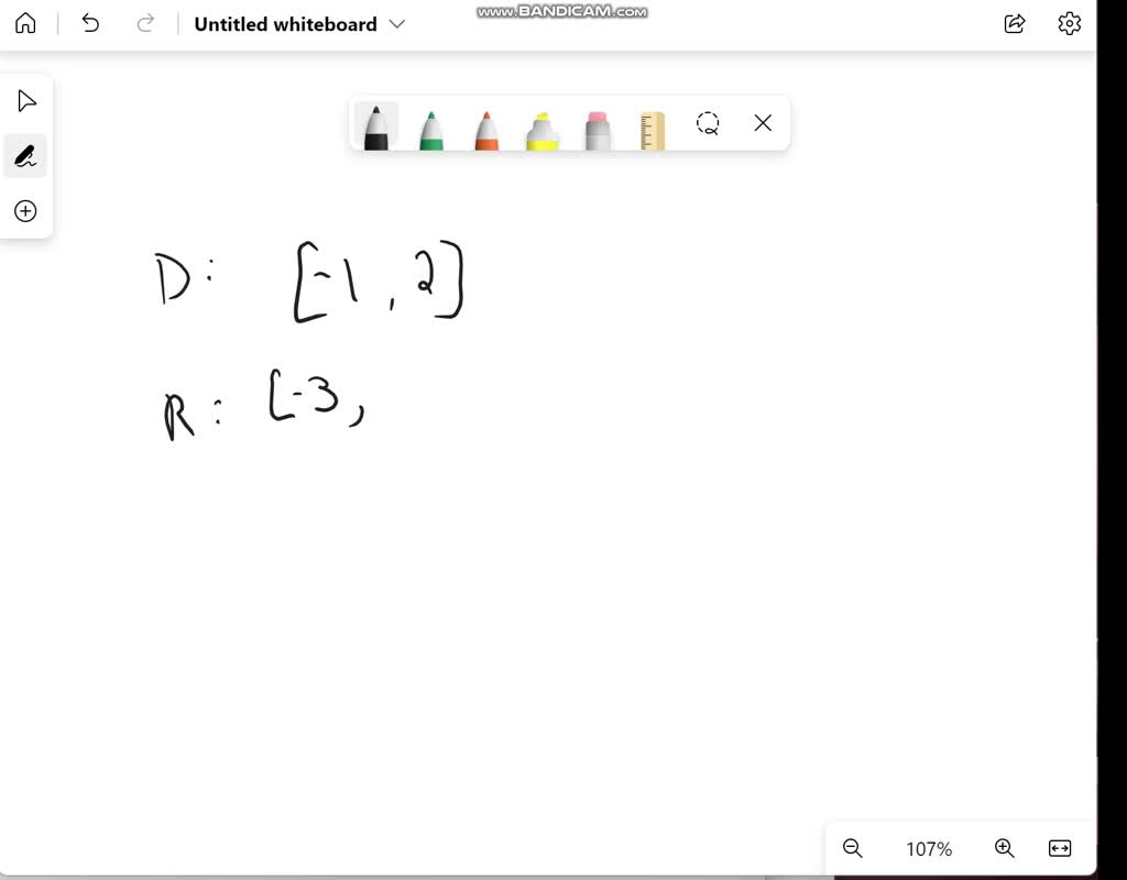 SOLVED: Estimate the domain and range of the function shown on the ...