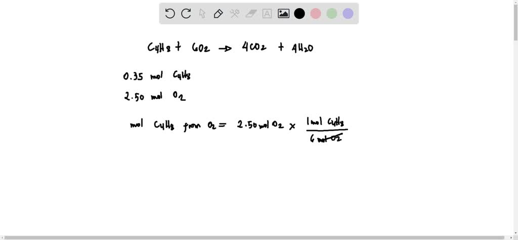 SOLVED: Given the balanced chemical equation: Câ‚„Hâ‚ˆ + 6Oâ‚‚ â†’ 4COâ ...
