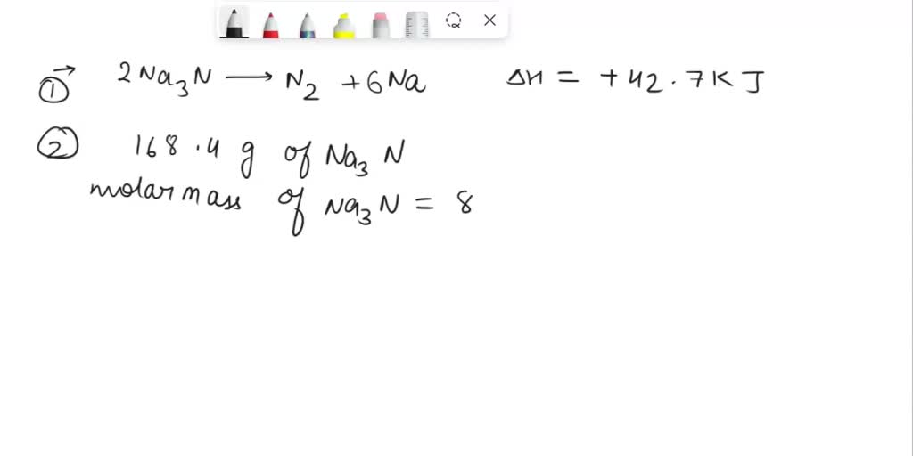 SOLVED: How much heat is needed for the decomposition of 168.4 g of ...