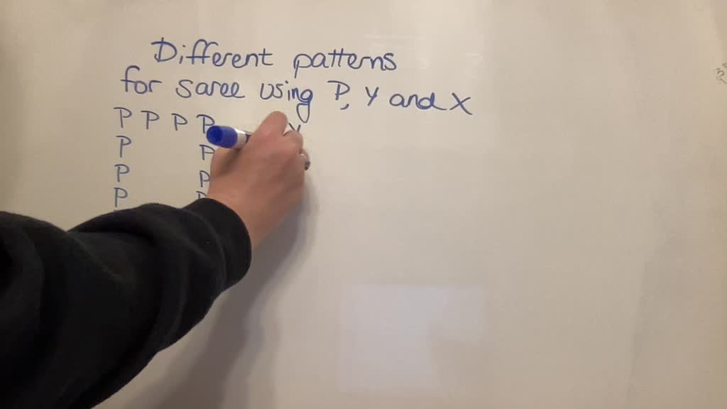 SOLVED: Generate different patterns for the border of a saree using the ...