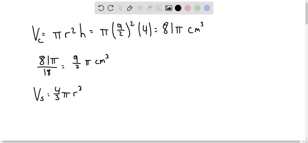 Volume Of A Sphere Example