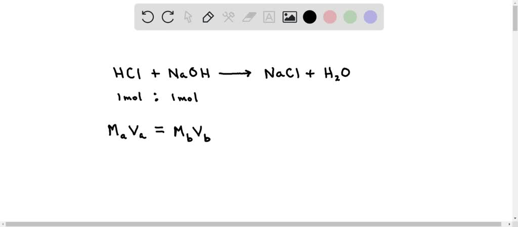 SOLVED: In a neutralization reaction between sodium hydroxide (NaOH) and Hydrochloric acid (HCI ...