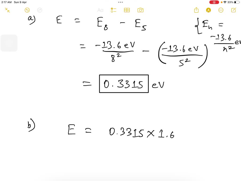 SOLVED: What is the energy in eV and wavelength in Âµm of a photon that ...