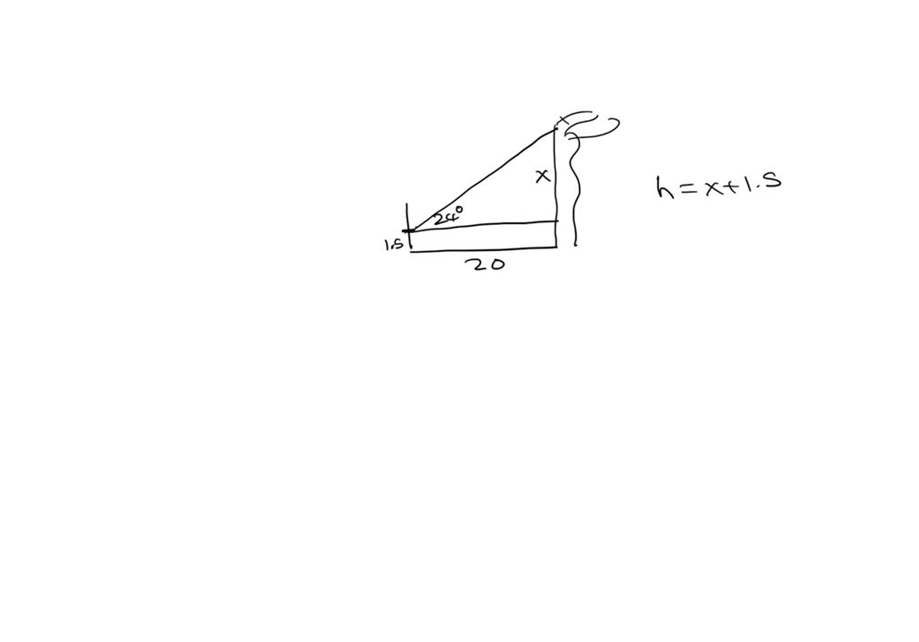 SOLVED: 1.Two trees are standing on flat ground.The angle of elevation ...
