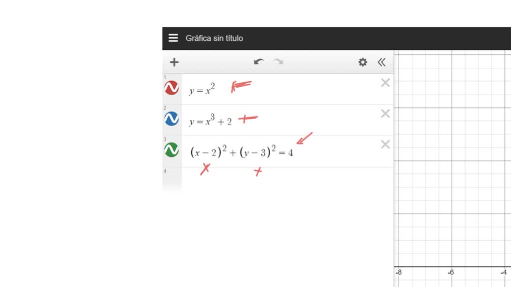 SOLVED: Using Desmos, graph this equation. Label the center and the vertices. Upload the graph ...