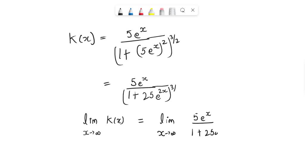 Solved At What Point Does The Curve Have Maximum Curvature Y Sex X Y