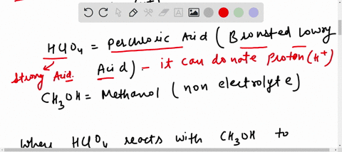 SOLVED: write an equation showing the reaction with methanol (CH3OH) of ...
