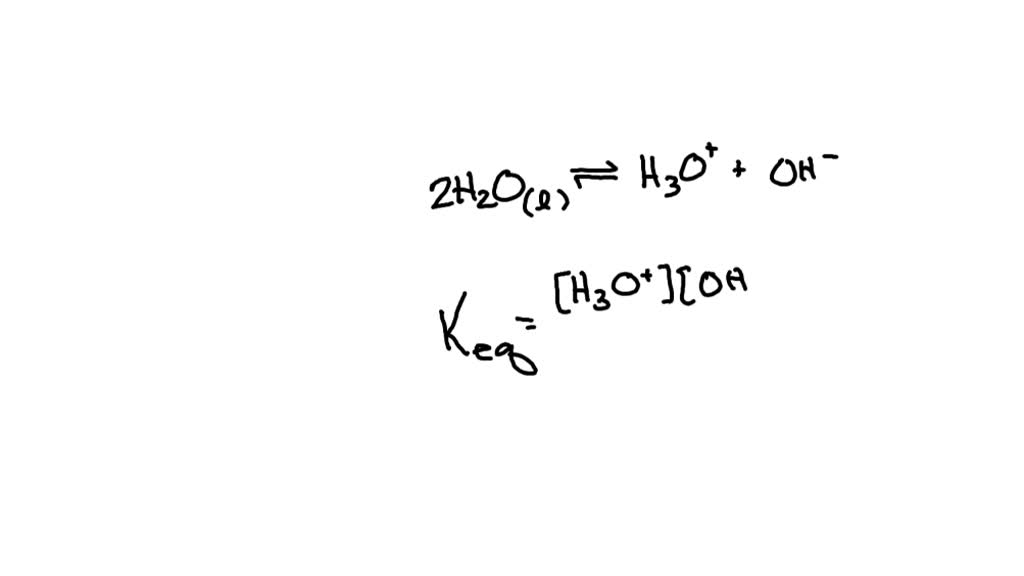 QUESTION 3 The equilibrium constan for the reaction 2H2O (l) H3O+ (aq ...