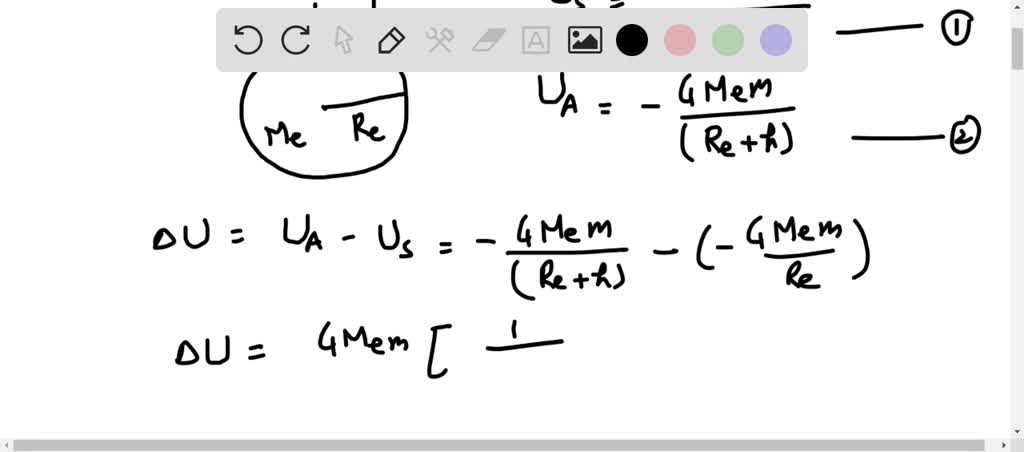 SOLVED: The expression Ep = mgh applies only close to the surface of ...