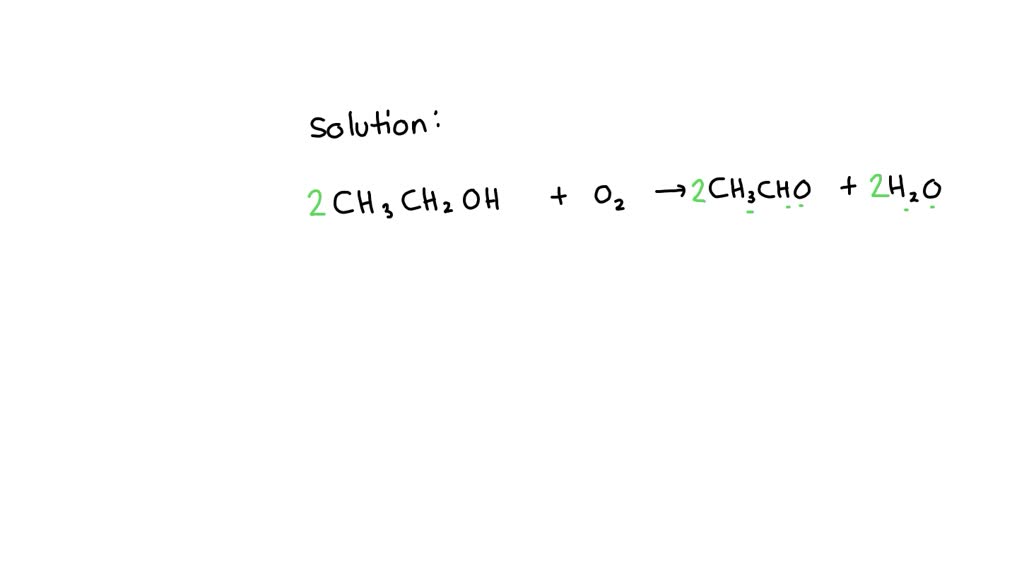 SOLVED: For the following unbalanced equation, indicate how many moles ...