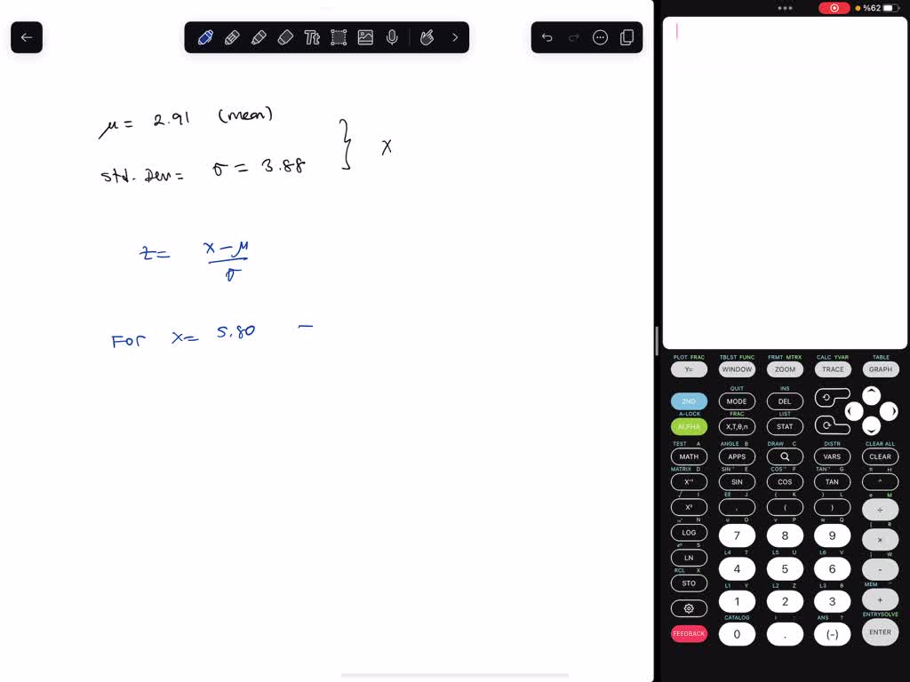 Solved A Data Set Has A Mean Of 720 And A Standard Deviation Of 6