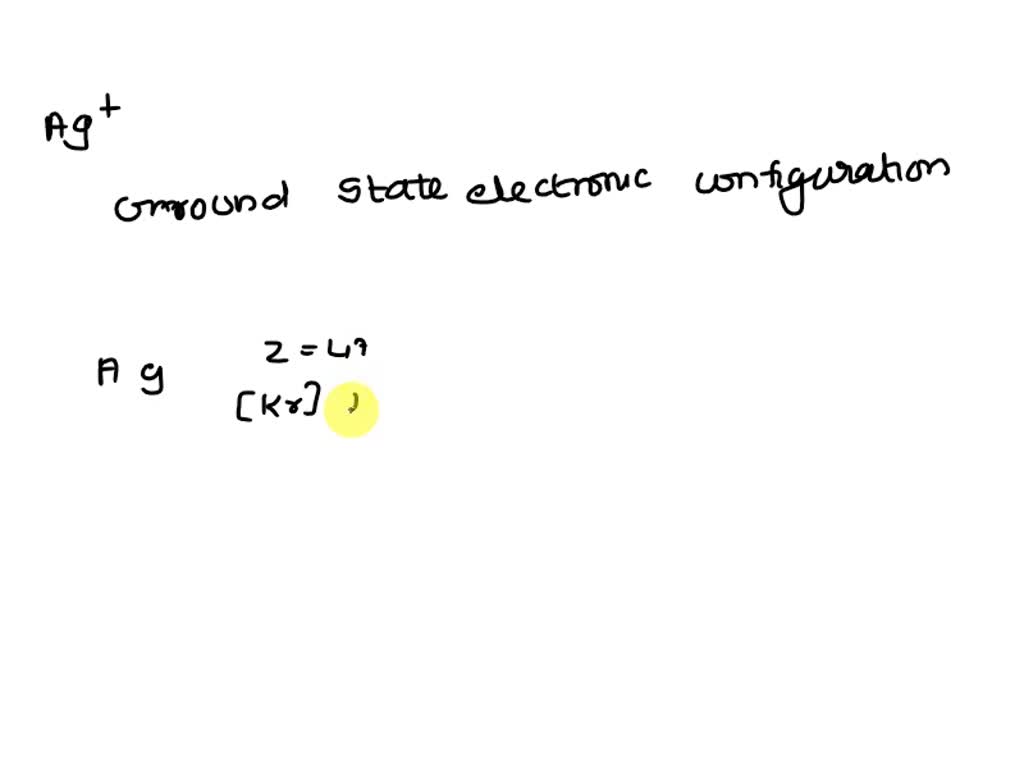SOLVED: Write the ground state electron configuration and the orbital ...