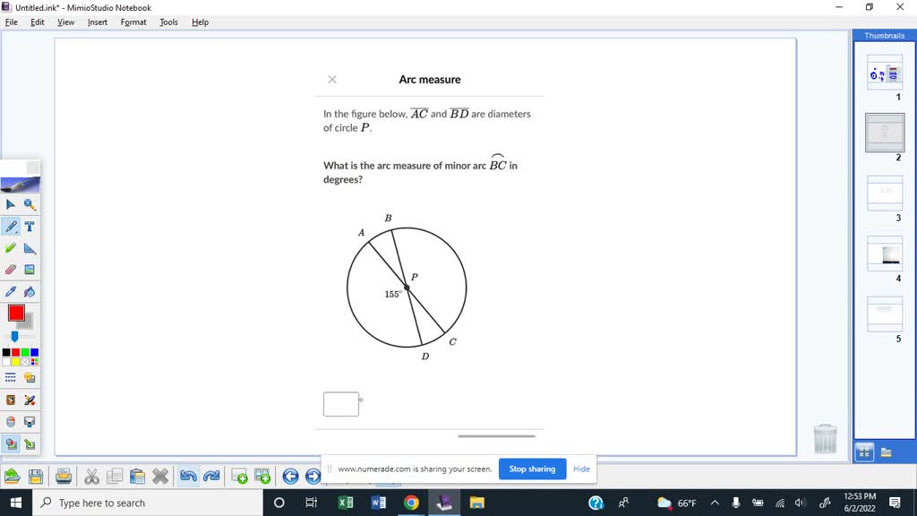 SOLVED: 'Can someone help me on this math question? Arc measure In the ...