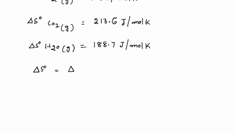 Calculate the standard reaction entropy at 298 k involved in...