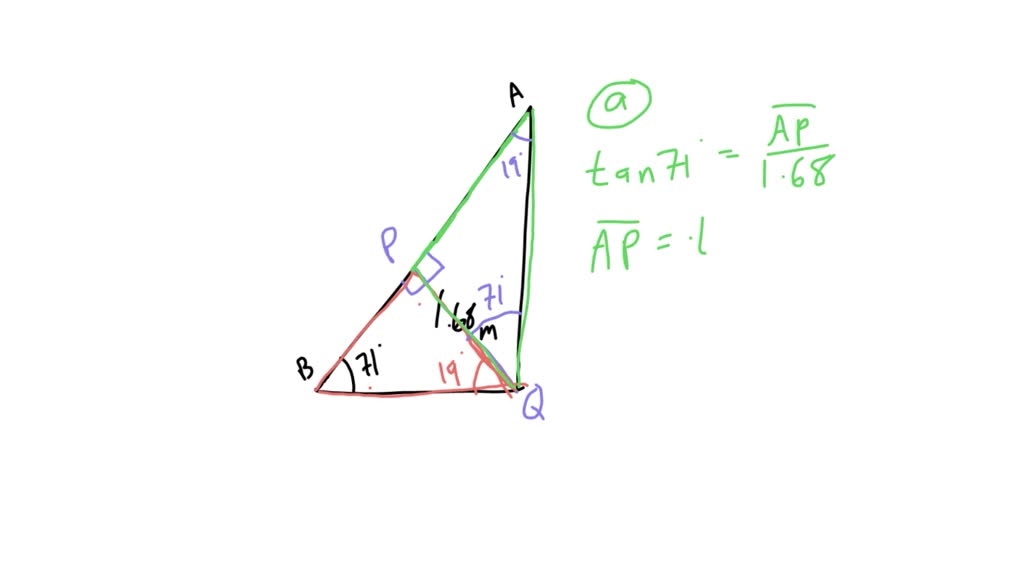 The diagram above shows a right-angled corridor. The width of the top ...