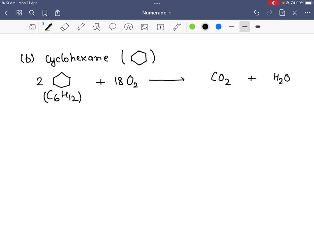 SOLVED: Write balanced equations for the combustion of each of the ...