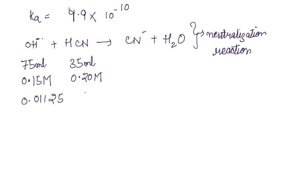 SOLVED: Calculate the pH of the solution that results from mixing 72.0 ...