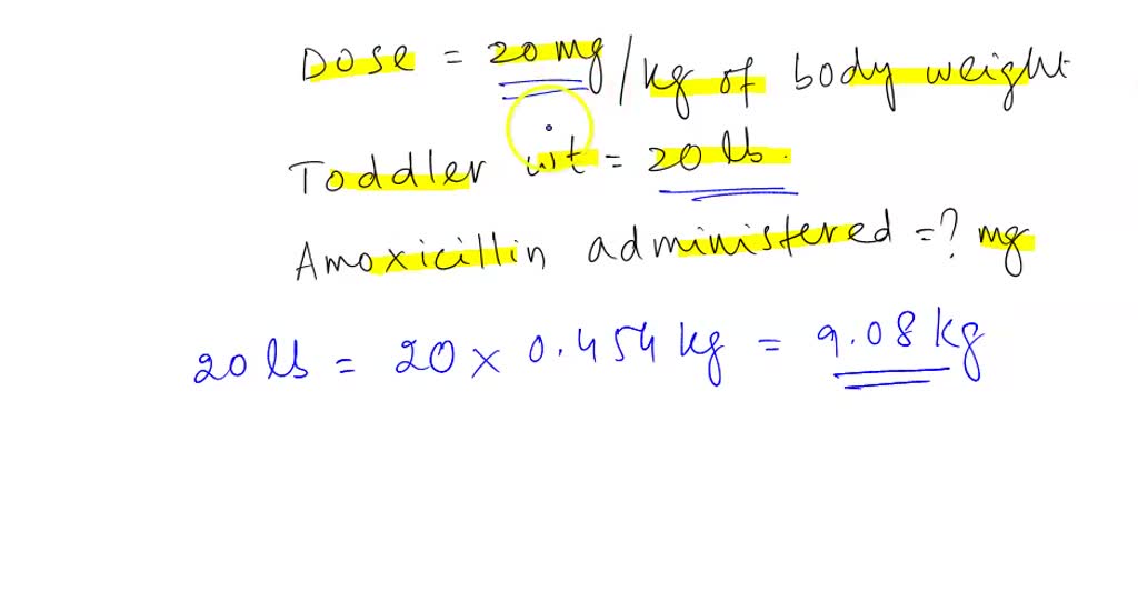 SOLVED: Section 3: Following Dosage Orders According to Mass Order: 20 ...
