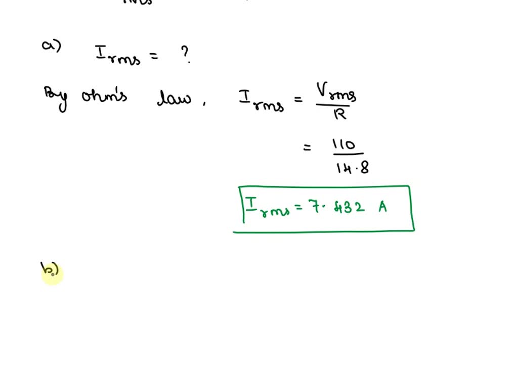 SOLVED: A toaster is plugged into a source of alternating emf with an rms value of 110.0 V. The ...