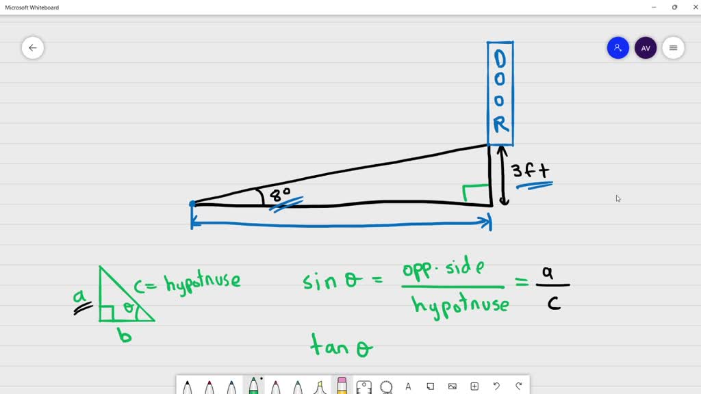 SOLVED: How far from the door must a ramp begin in order to rise 3 feet ...