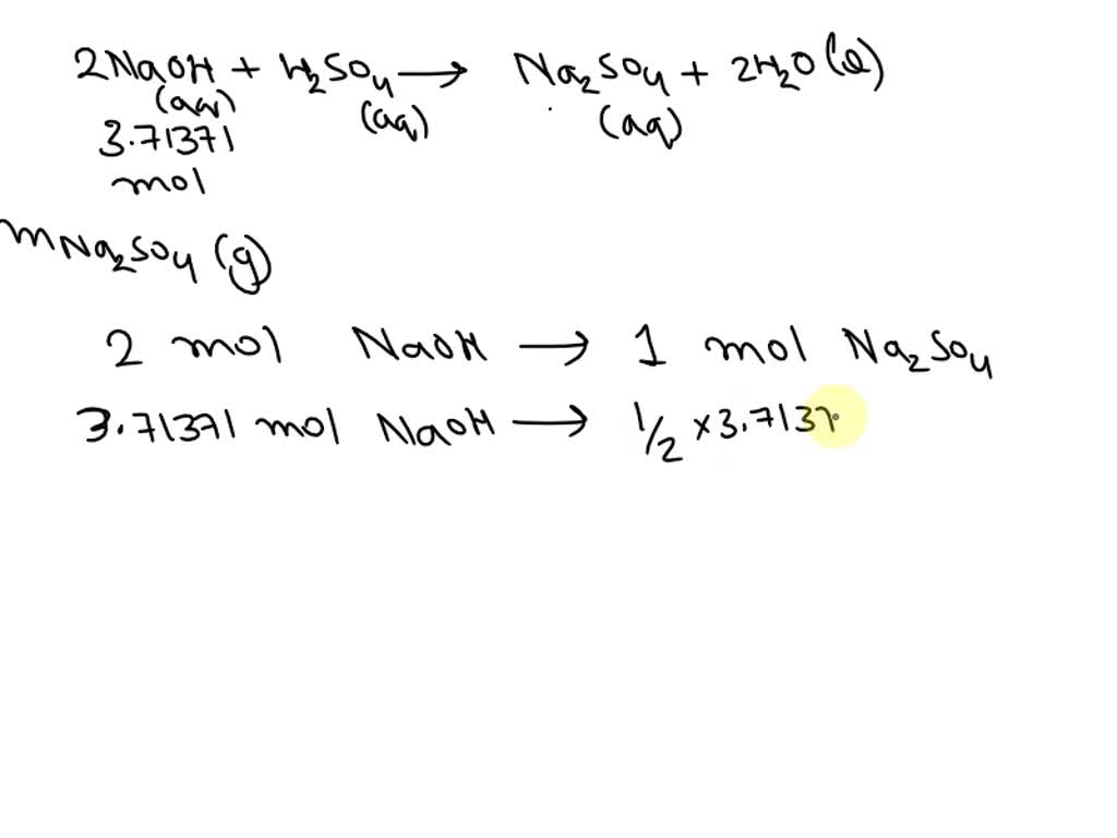 SOLVED: Consider the decomposition of sodium hydroxide into sodium oxide and water. 2NaOH Na2O ...