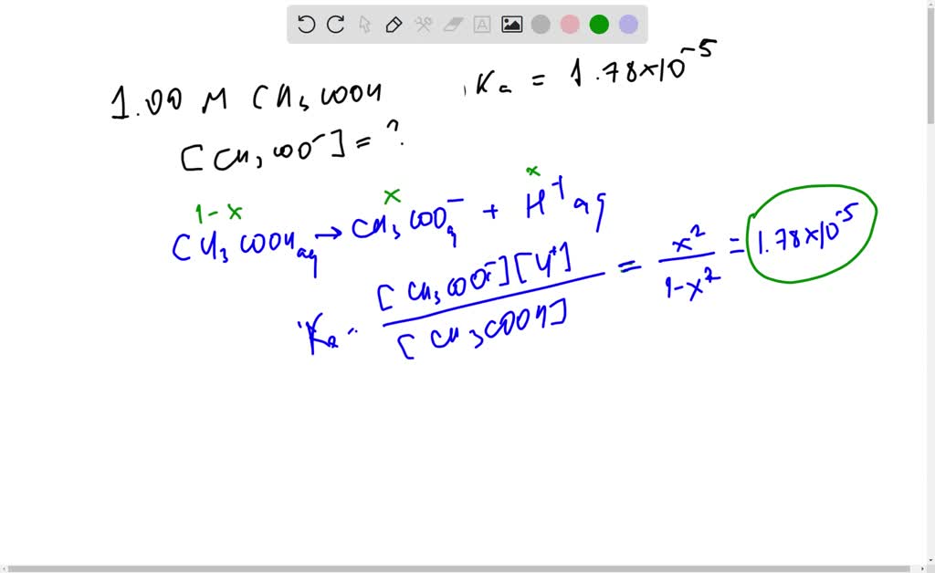 SOLVED: The analytical concentration of CH3COOH is a. CCH3COOH = a (CH3COOH) a CH3COO-) a (H ...