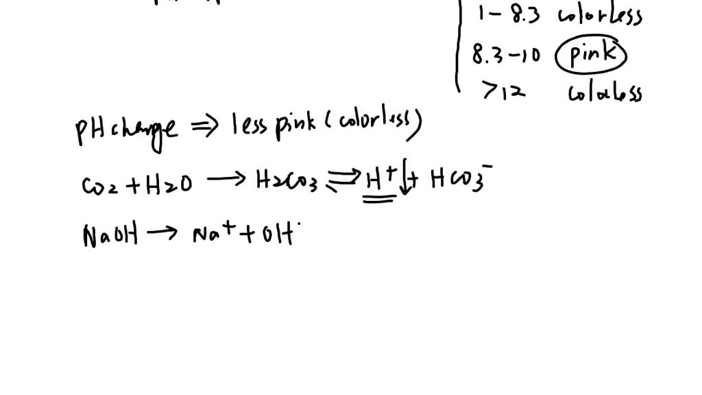 SOLVED: Experiment 1 In a 250 ml Erlenmeyer flask put 100 ml of water, 2 drops of 10% NaOH ...