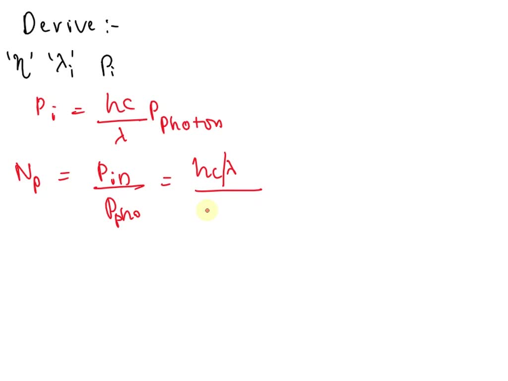 Define the quantum efficiency and the responsivity of a photodetector. Derive an expression for ...