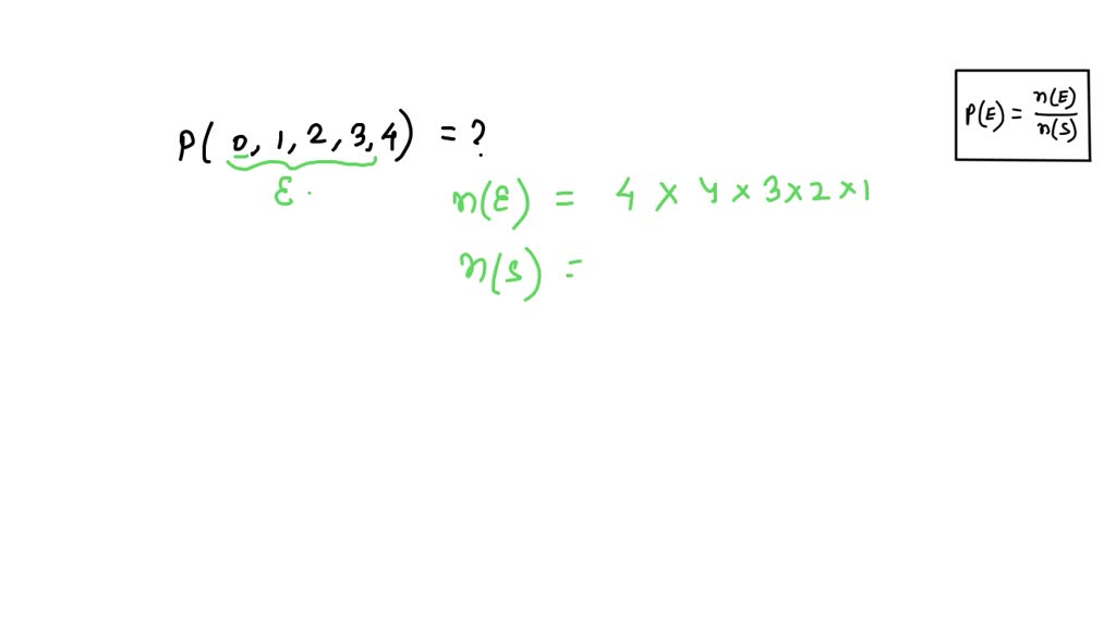 SOLVED: What is the probability that a 5 digit number chosen uniformly at random among all 5 ...
